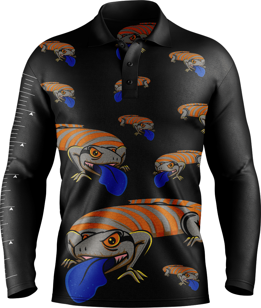 Bluey Lizard Fishing Shirts