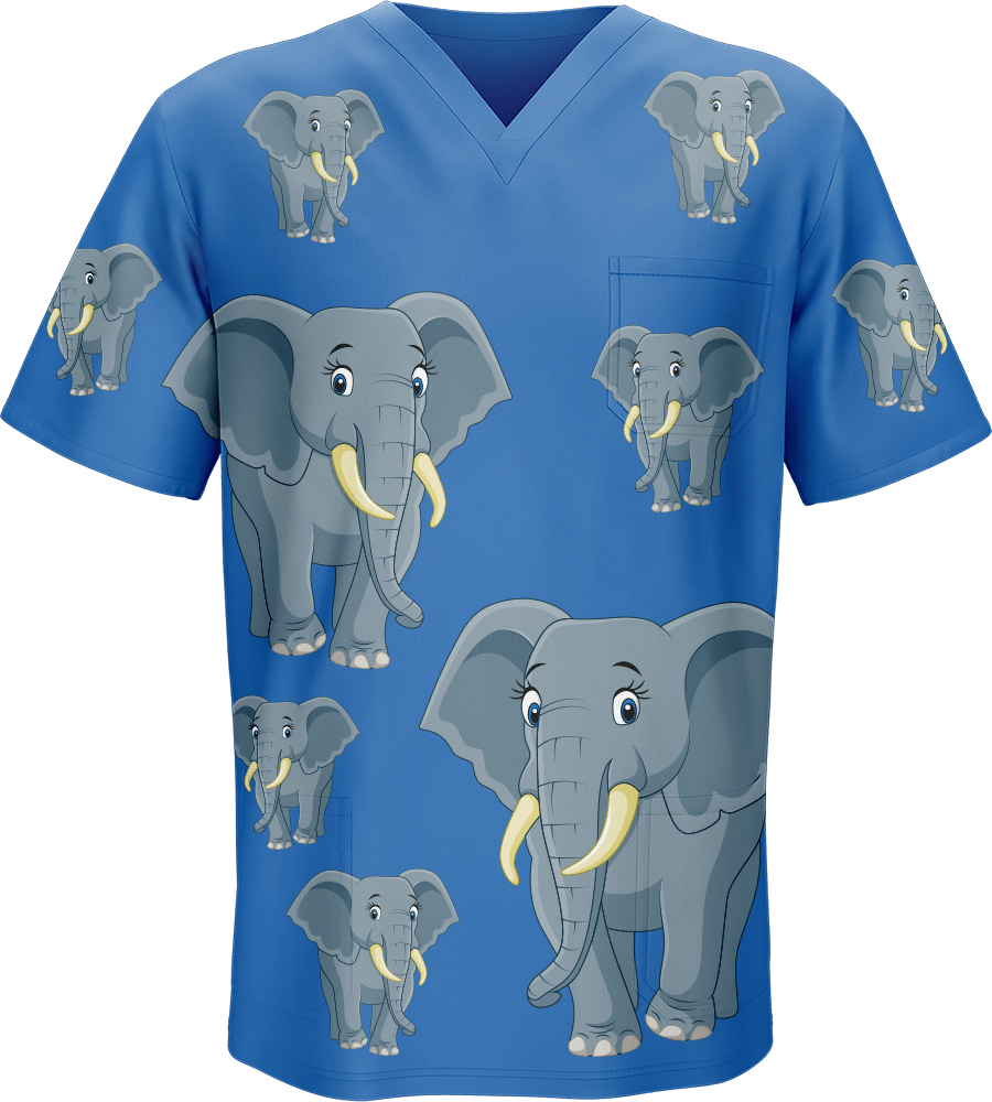 Ellie Elephant Scrubs