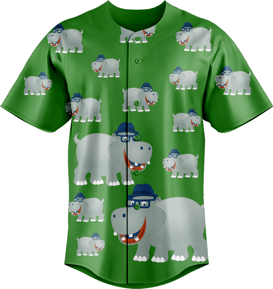 Hungry Hippo Baseball Jerseys