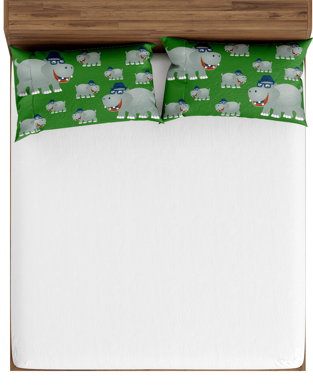 Hungry Hippo Bed Pillows