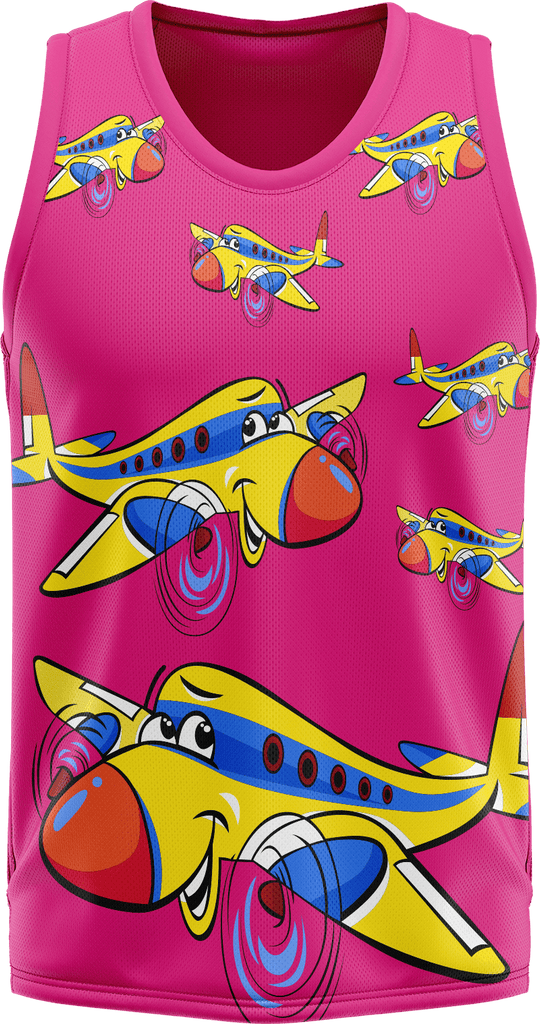 Jet Plane Basketball Jersey