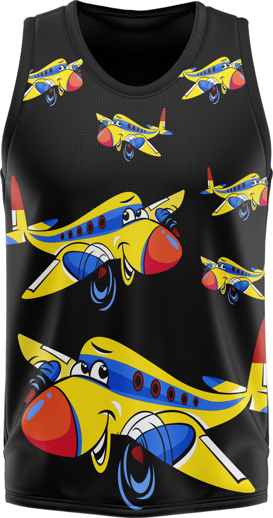 Jet Plane Basketball Jersey