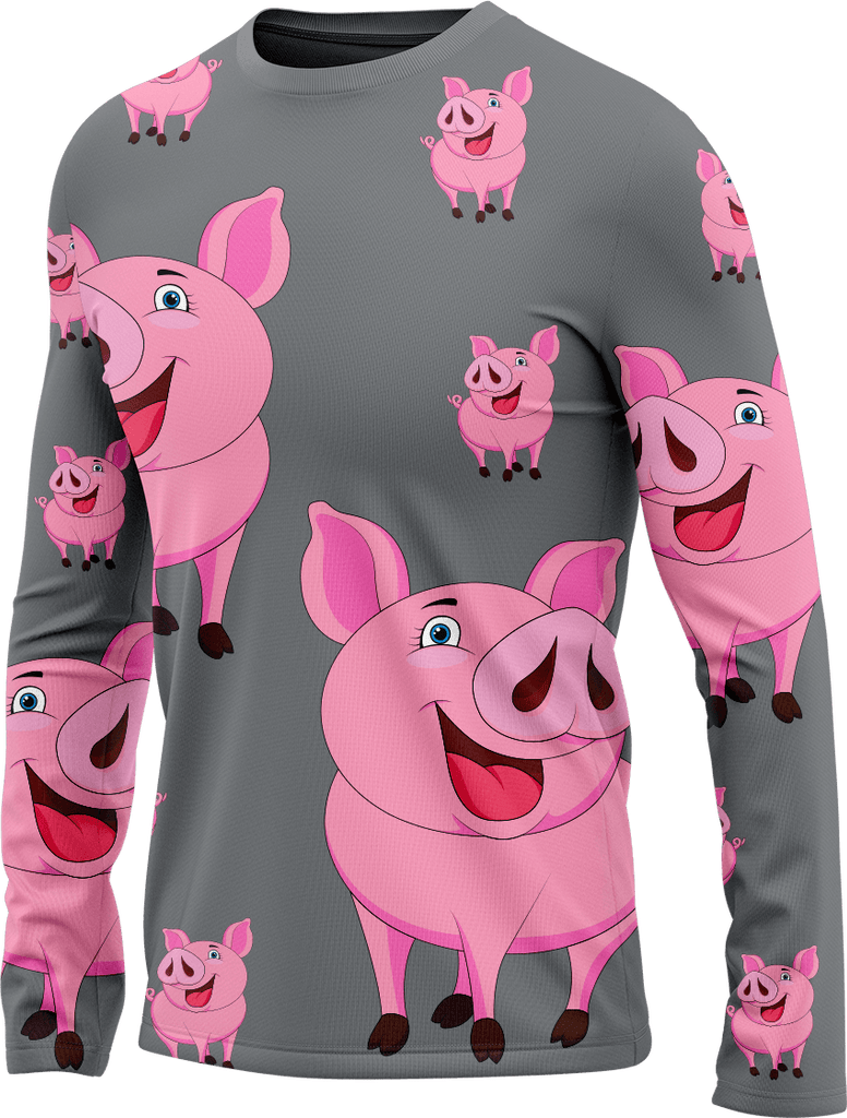 Percy Pig Rash Rash Shirt Long Sleeve